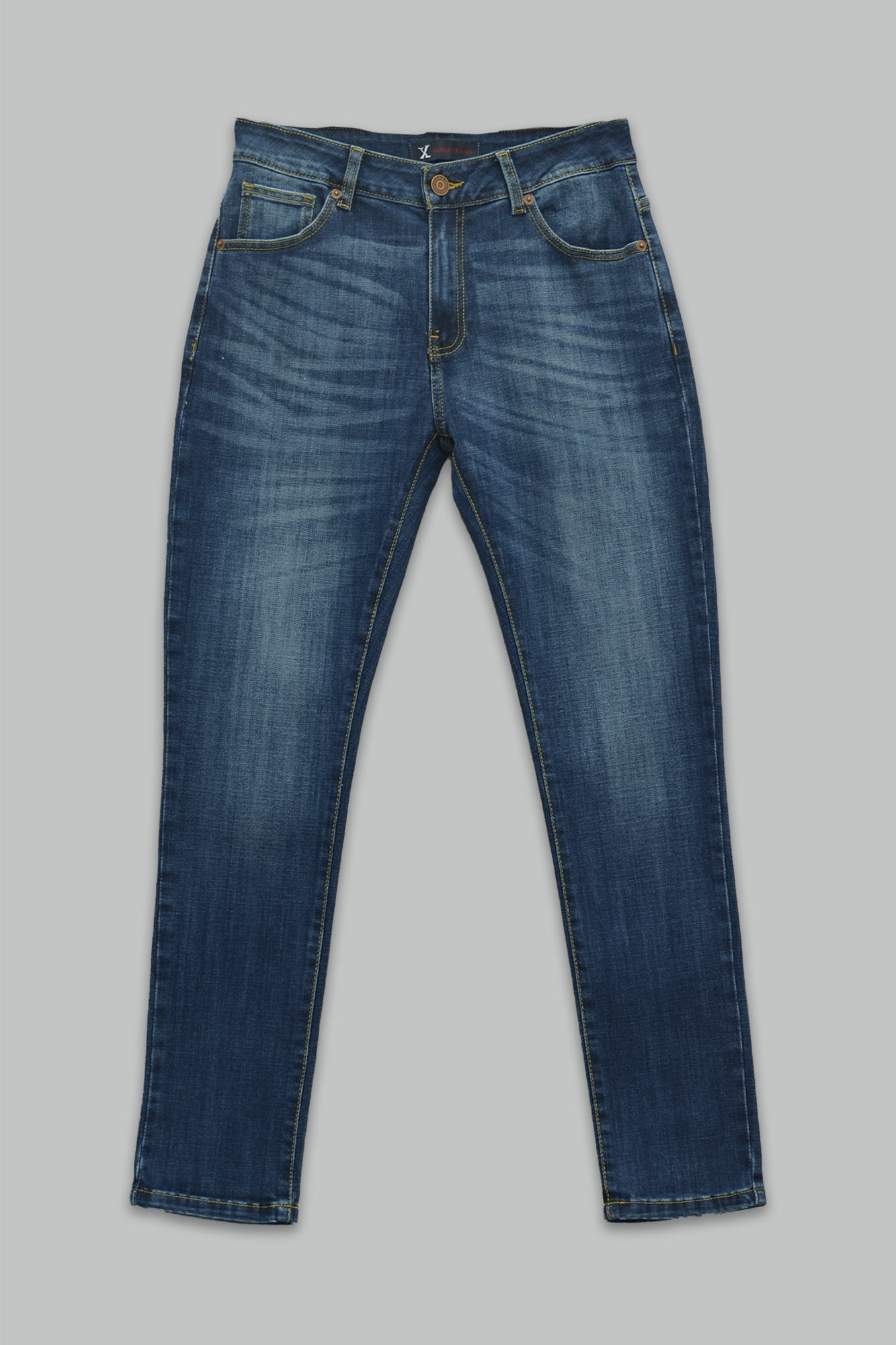 Pantalón de mezclilla slim fit para hombre – Goga & Co