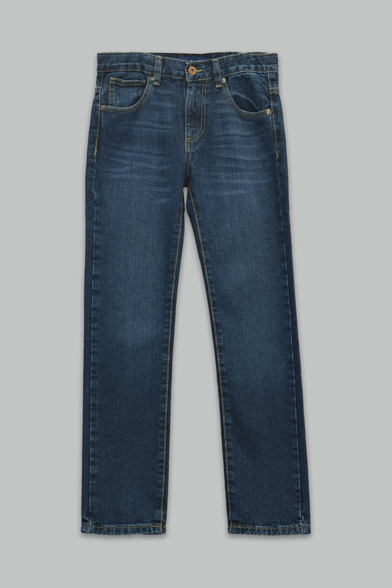 Pantalón de mezclilla slim fit Rigido para niño – Goga & Co